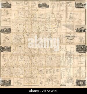 Gillette's map of Livingston Co., New York : from actual surveys ...