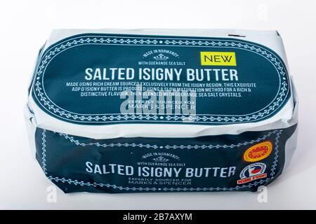 Salted Isigny Normandy butter Stock Photo - Alamy