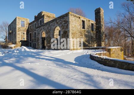 Remnants of the Goddard Mansion at Fort Williams Park in Cape Elizabeth ...