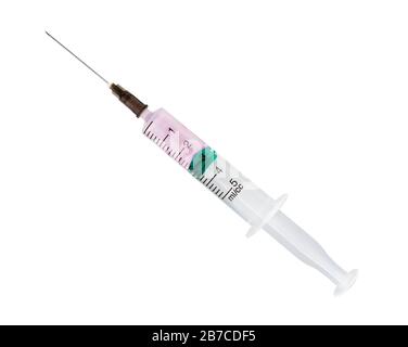 medical syringe cannula with white background Stock Photo - Alamy