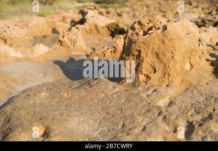 alien landscapes built of sand by nature itself Stock Photo - Alamy