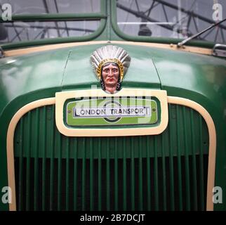 Vintage London Transport Bus Logo Stock Photo - Alamy