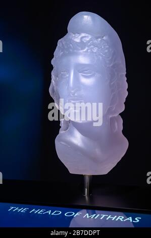 Display Of Roman Artifacts At The London Mithraeum Under The Bloomsberg ...