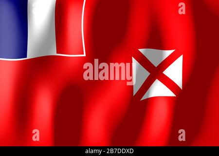 Wallis & Futuna flag Stock Photo - Alamy