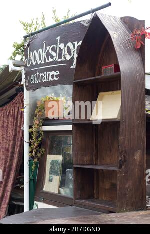 Moored on the towpath of London's Regent's Canal, this floating ...