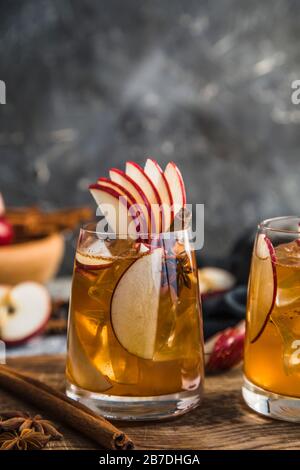 cider and ice Stock Photo - Alamy
