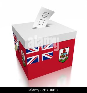 Parliament election in Bermuda - 3D rendering Stock Photo - Alamy