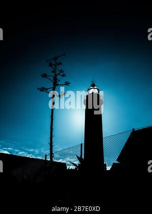 the wonderful lighthouse at the coastline, guiding the boats and ships ...
