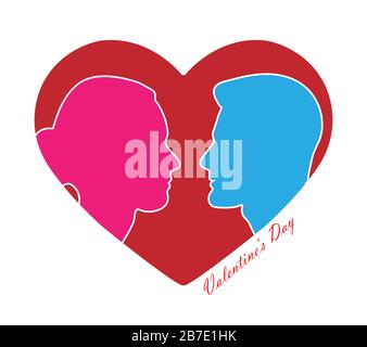 Silhouette of a male profile and silhouette of a hand. Conceptual ...