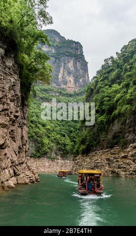 Chongqing Yangtze river three gorges maple leaves Stock Photo - Alamy