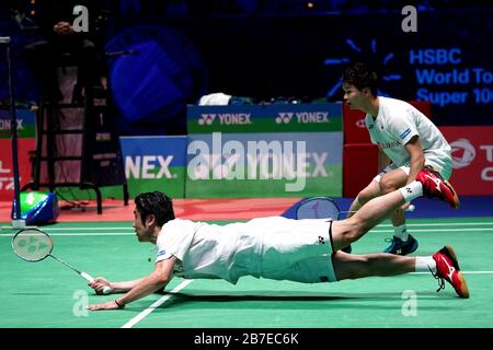 Japan's Hiroyuki Endo (front) Yuta Watanabe in action in the Men's ...