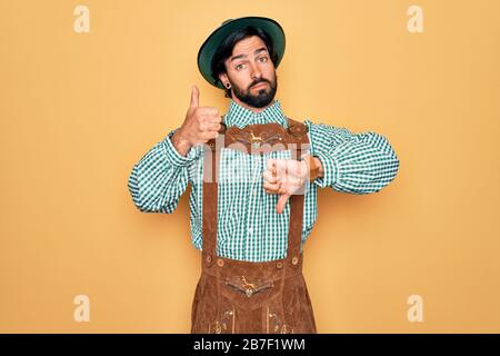 Young handsome man wearing tratidional german octoberfest custome for ...