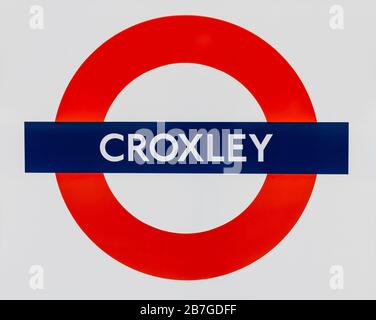 Croxley London Underground Station Stock Photo - Alamy