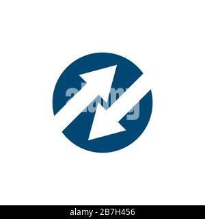 Two Up Arrows Logo Template Illustration Design. Vector EPS 10 Stock ...