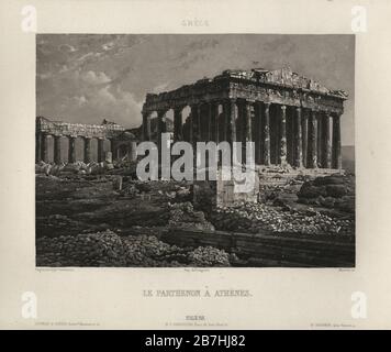 Αθηναι - Ό Παρθενών - Athènes - le Parthénon - Athens - the Parthenon - Athen - der Parthenon ...