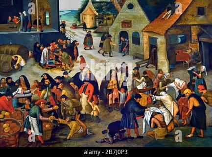 Seven Acts of Mercy 1616 Pieter Brueghel the Younger 1564-1637, The ...