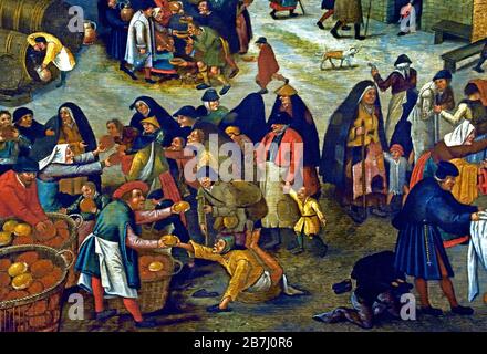 Seven Acts of Mercy 1616 Pieter Brueghel the Younger 1564-1637, The ...