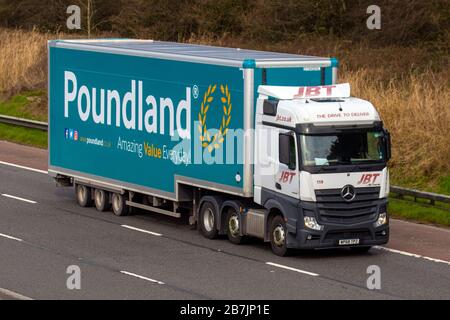 Poundland Haulage delivery trucks, lorry, transportation, truck, cargo ...