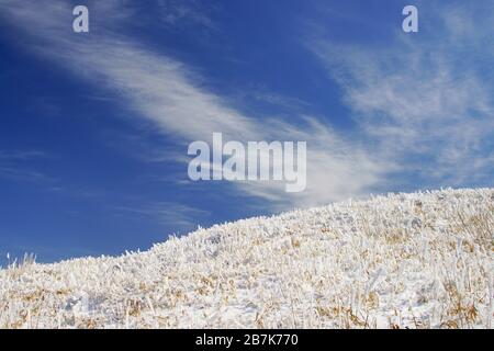 Mt. Aso in winter Stock Photo - Alamy