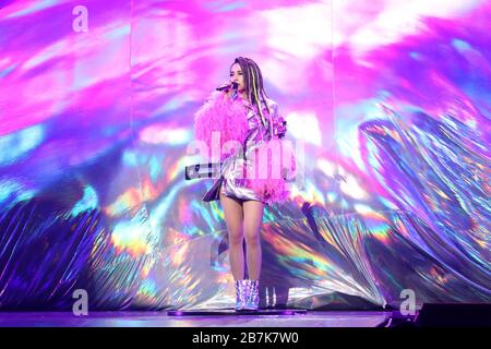 Taiwanese singer, songwriter, and actress Jolin Tsai held Ugly Beauty ...