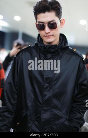 Chinese singer, actor and host Hanz Zhang Han shows up at a Shanghai ...