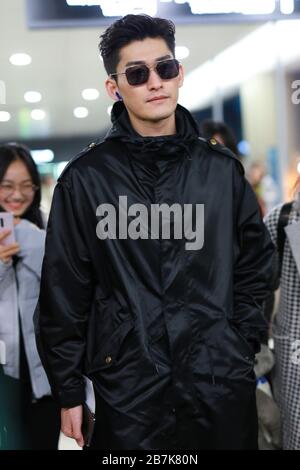 Chinese singer, actor and host Hanz Zhang Han shows up at a Shanghai ...