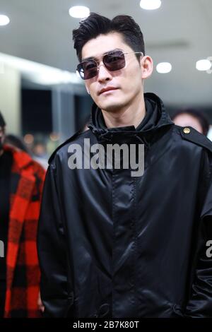 Chinese singer, actor and host Hanz Zhang Han shows up at a Shanghai ...