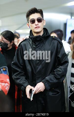 Chinese singer, actor and host Hanz Zhang Han shows up at a Shanghai ...