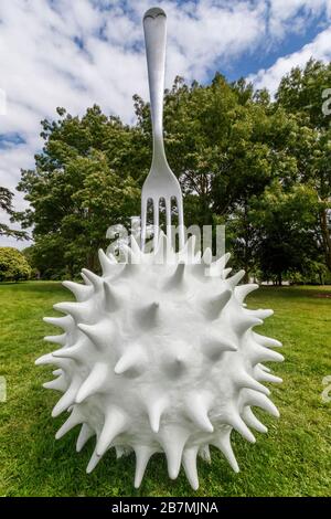 marks hall sculpture colchester essex england uk Stock Photo - Alamy