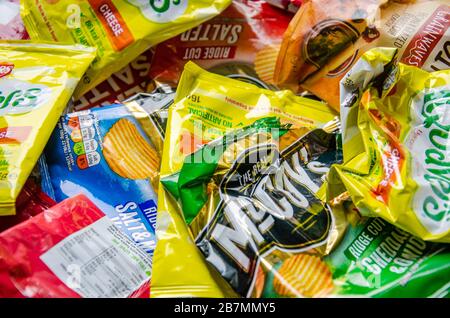 Packets of Chips Stock Photo: 102415157 - Alamy