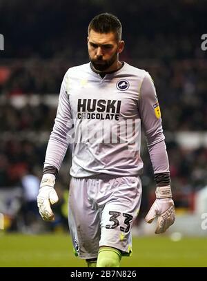 Millwall goalkeeper Bartosz Bialkowski Stock Photo - Alamy