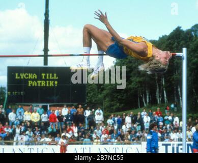 PATRIK SJÖBERG Swedish high jumper sets a new world record at a ...