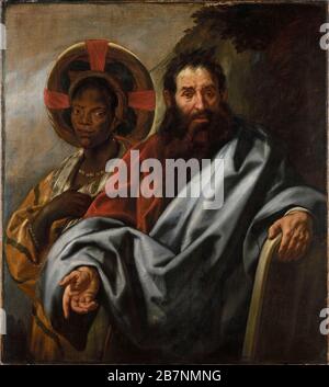 Moses and His Ethiopian Wife, Zipporah by Jacob Jordaens Stock Photo ...