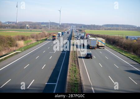 Traffic still flows normally on the A2 motorway, feature, general ...