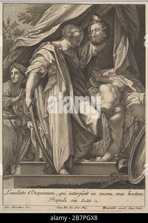 Judith beheading the Assyrian general Holofernes Stock Photo - Alamy
