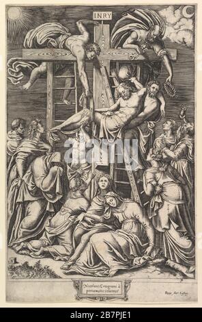 The Descent from the Cross, 16th century Stock Photo - Alamy