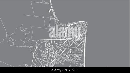 Urban vector city map of Napier, New Zealand Stock Vector Image & Art ...