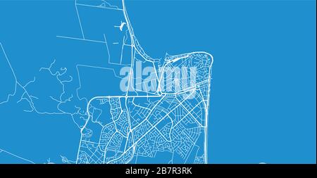 Urban vector city map of Napier, New Zealand Stock Vector Image & Art ...