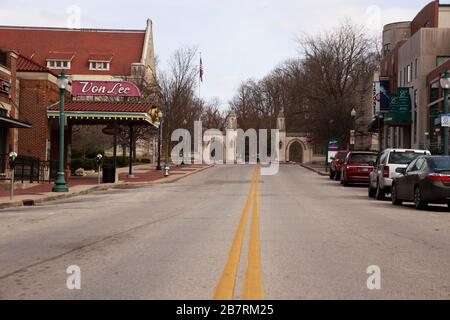 Kirkwood avenue Bloomington indiana Indiana University Stock Photo ...