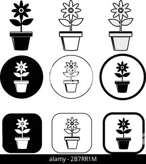 flower flora icon Stock Vector Image & Art - Alamy