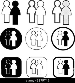 Simple people icon sign design Stock Vector Image & Art - Alamy