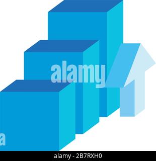 bars statistics isometric financial graph Stock Vector Image & Art - Alamy