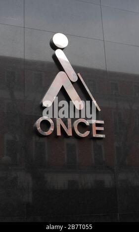 ONCE organización nacional de ciegos. Madrid. España Stock Photo - Alamy