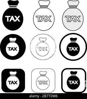 Tax Simple vector icon Stock Vector Image & Art - Alamy