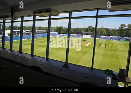 A general view from inside the stadium at the St Mary's Stadium ...