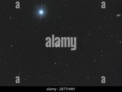 Ursa Major star constellation, Night sky, Cluster of stars, Deep space ...
