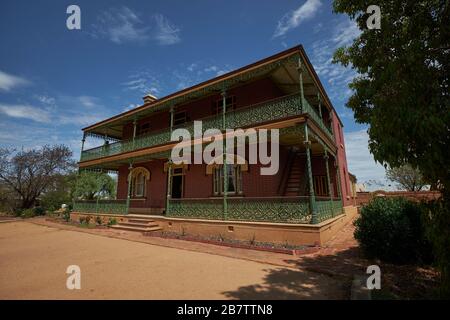 Exterior of the Crawley mansion. At the Monte Cristo Colonial Homestead ...