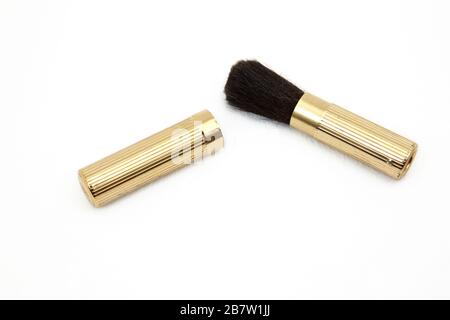 Vintage Gold Plated Elizabeth Arden Retractable Cosmetic Brush Stock ...