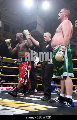 Kevin McBride (green shorts) defeats Franklin Egobi - QF2 ...