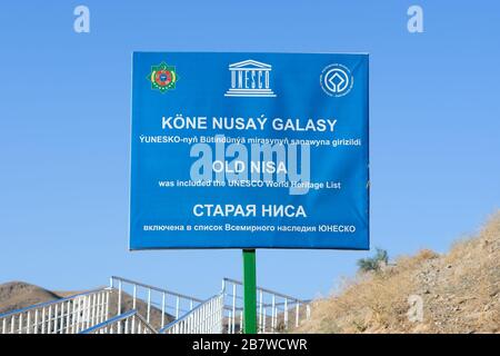 Turkmenistan, near Ashgabat City, Old Parthian Fortress of Nissa City ...